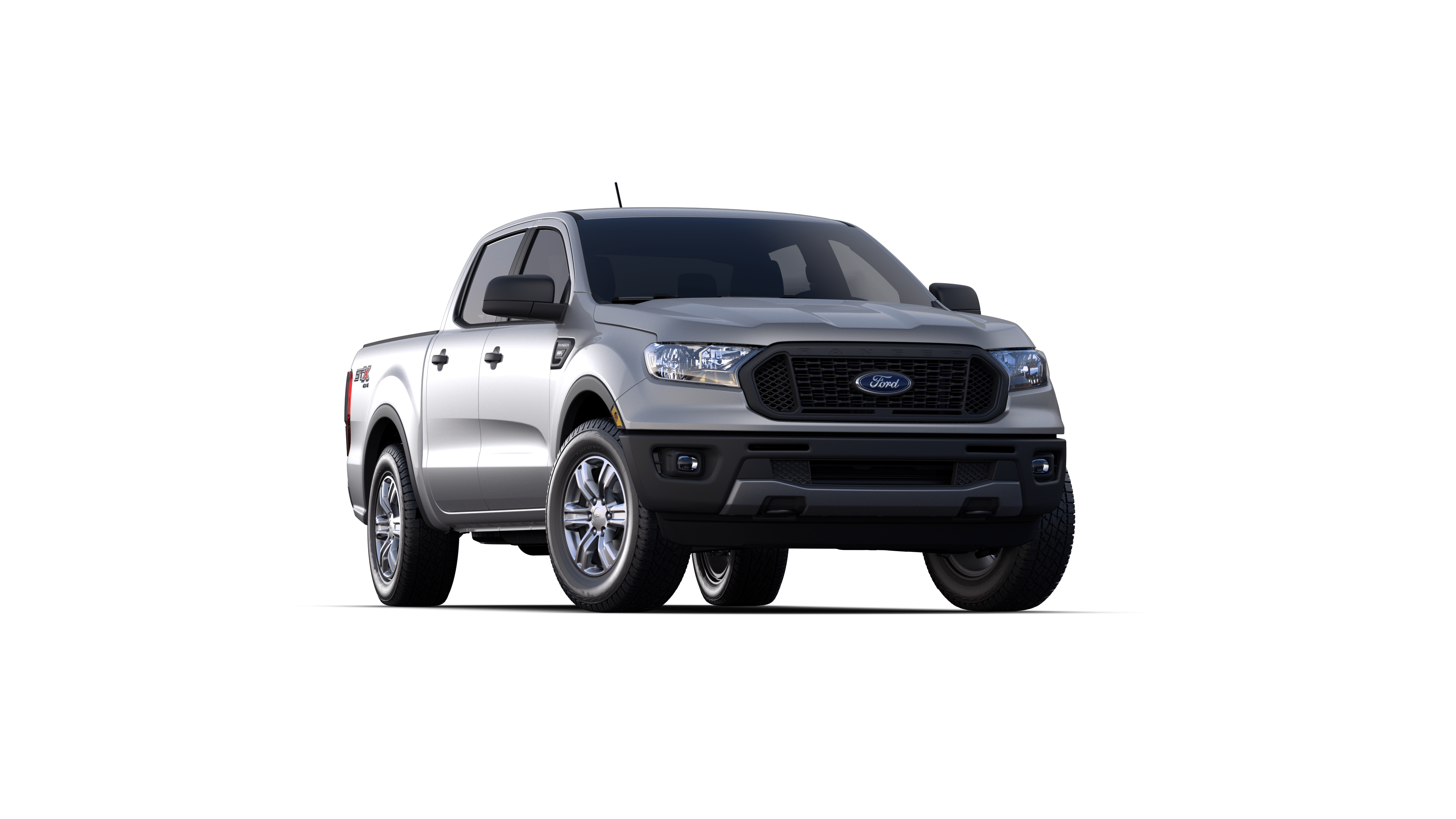 New Iconic Silver Metallic 2020 Ford Ranger XL 4WD SuperCrew 5' Box for ...